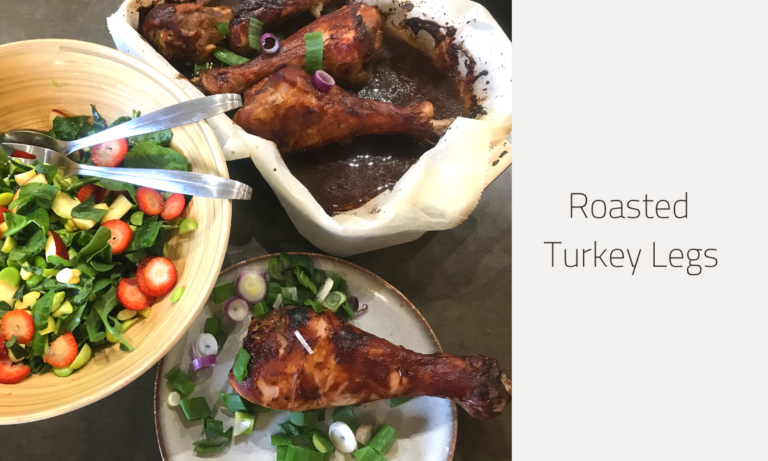 Roasted Turkey Legs Clean-Living Diet - keto friendly